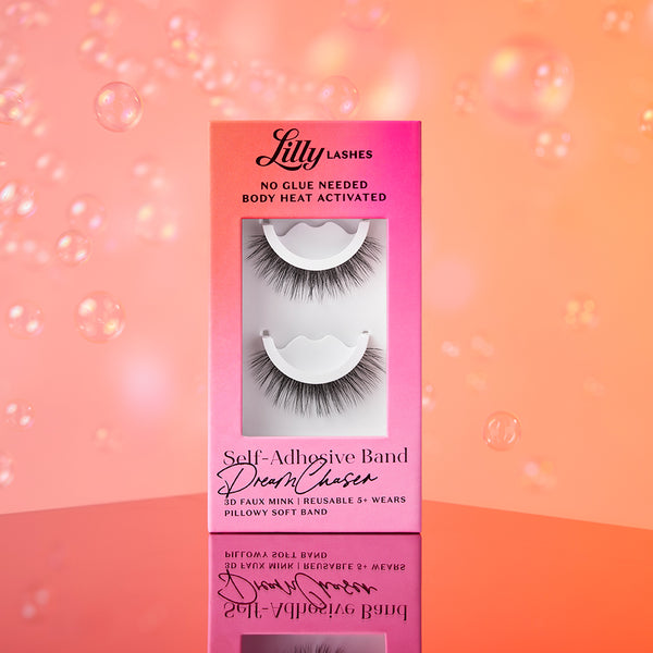 Lilly Lashes Self-Adhesive Band 3D Faux Mink Lashes - Dream Chaser | False Eyelashes