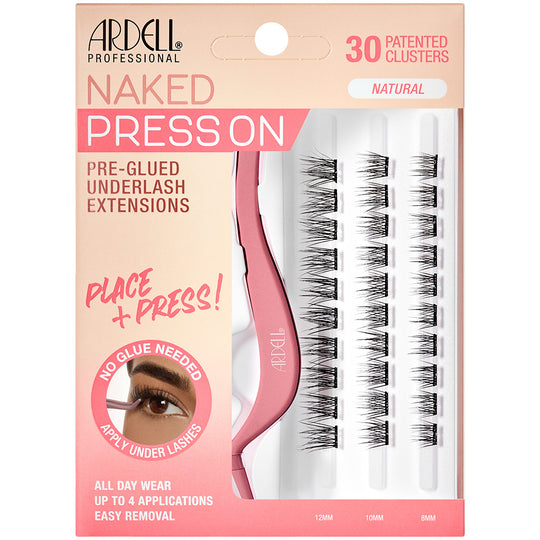 Ardell Naked Press On Pre-Glued Underlash Extensions - Natural | False ...