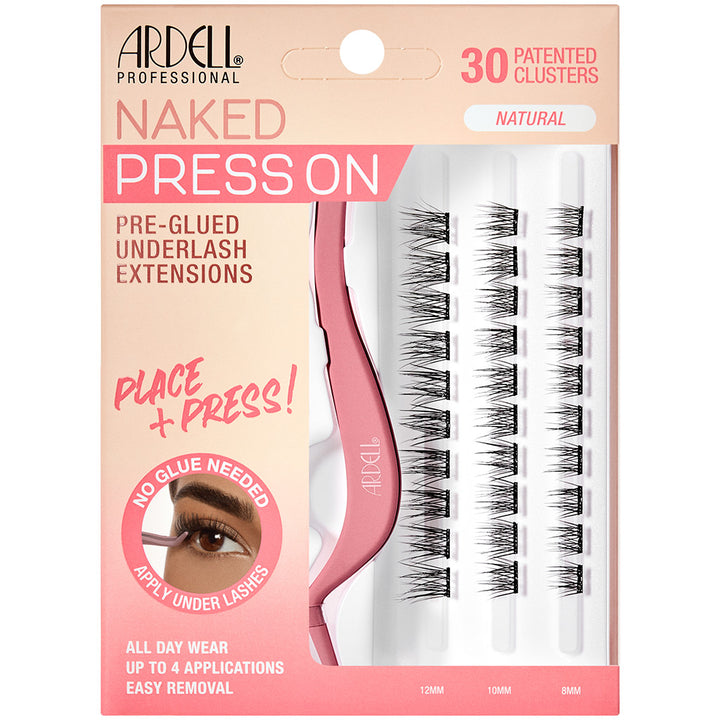 Ardell Naked Press On Pre-Glued Underlash Extensions - Natural | False ...