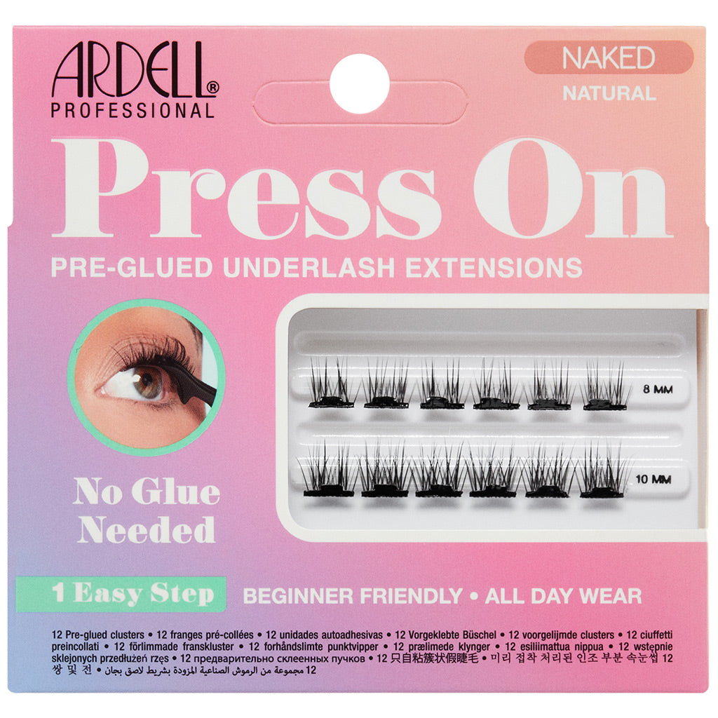 Ardell Press On Pre-Glued Underlash Extensions - Naked Natural | False ...