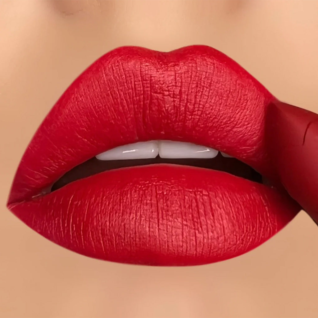 Doll Beauty Red Alert Lipstick - She's Well Red (3.8g) | False Eyelashes