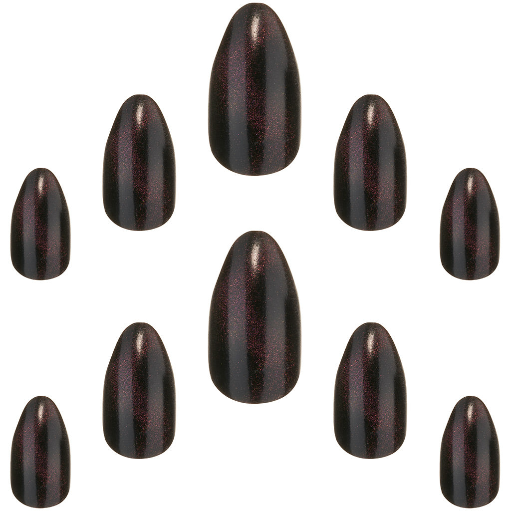 Elegant Touch Cat Eye Effect False Nails Stiletto Medium Length - Star ...