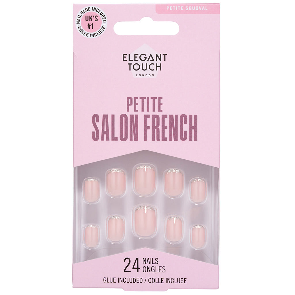 Elegant Touch False Nails Squoval Petite - French 158 | False Eyelashes