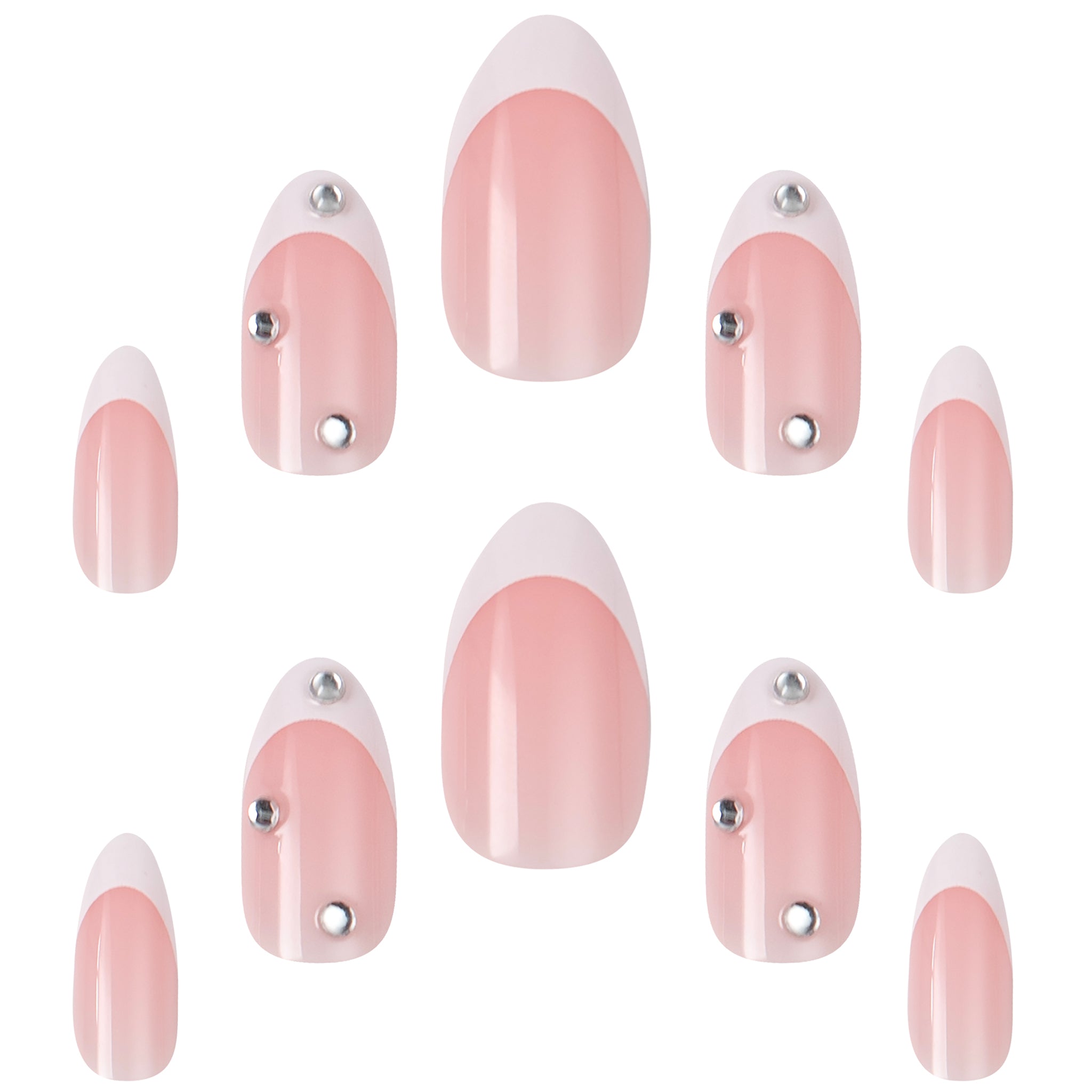 Elegant Touch False Nails Stiletto Short Length - French 128 | False ...