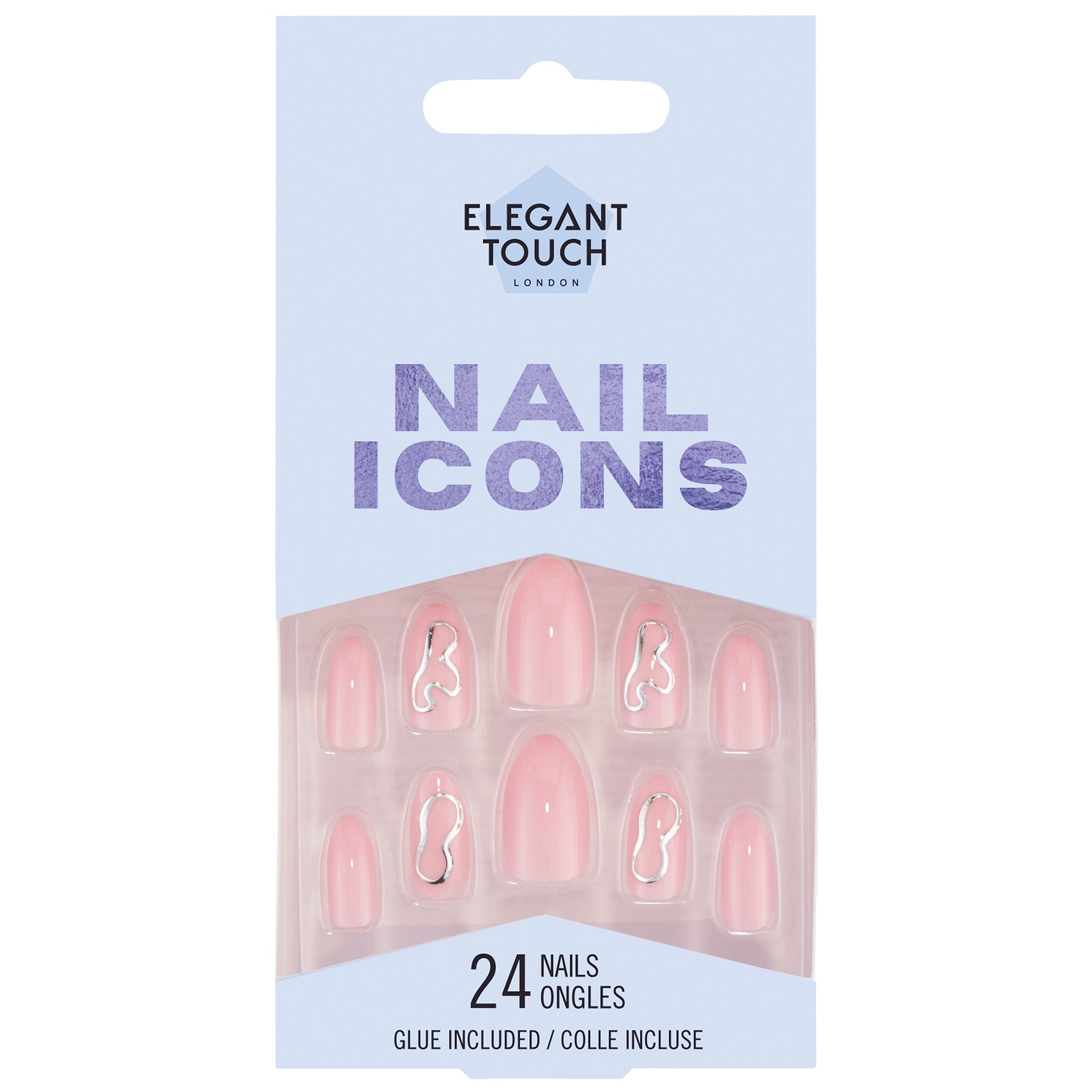Elegant Touch Nail Icons False Nails Stiletto Short Length - Molten Me ...