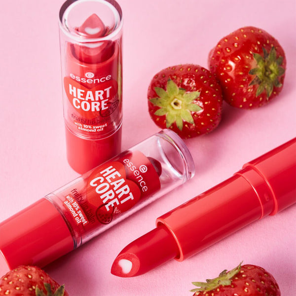 Essence Heart Core Fruity Lip Balm (3g) | False Eyelashes
