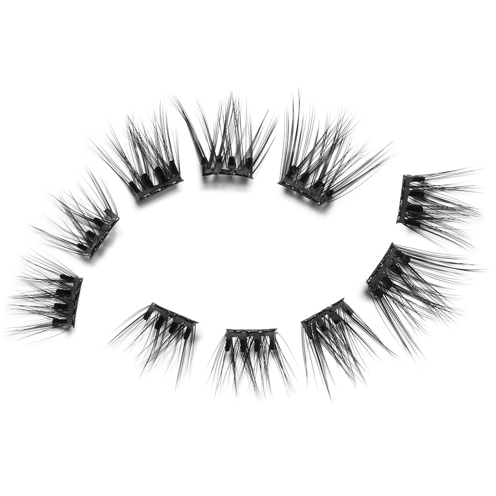 Eylure Underlash Pre-Glued Salon Curl Clusters - Volume | False Eyelashes