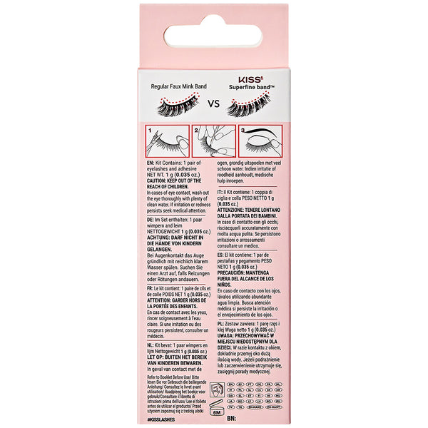 Kiss Bare Collection Lashes - 01 | False Eyelashes
