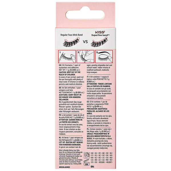 Kiss Bare Collection Lashes - 03 | False Eyelashes