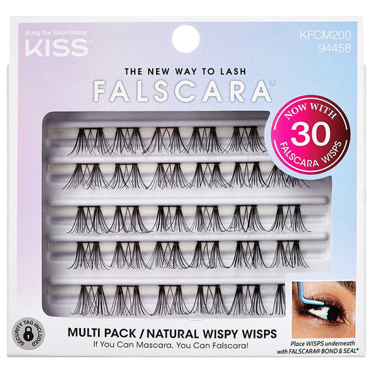Kiss Falscara - Natural Wispy Wisps Multipack (30 Pack) | False Eyelashes