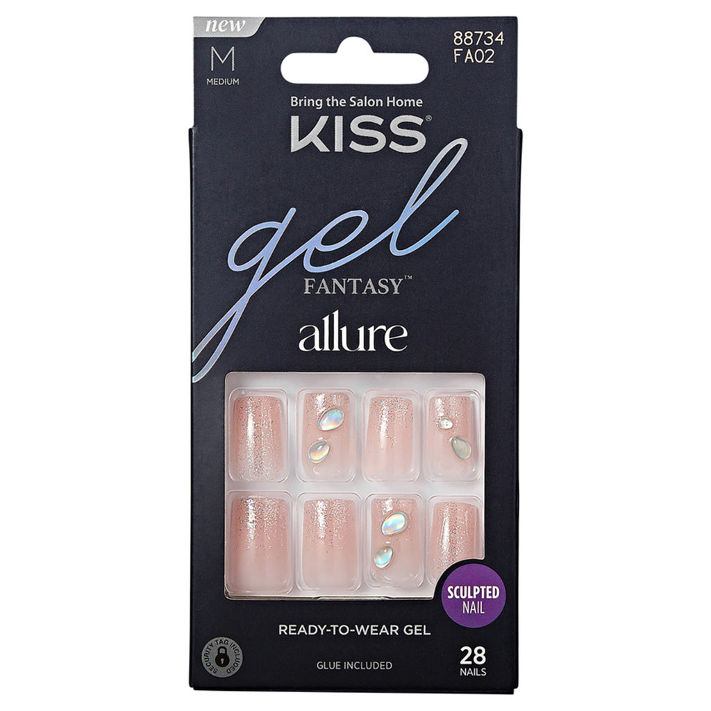 Kiss False Nails Gel Fantasy Allure - Transformation | False Eyelashes