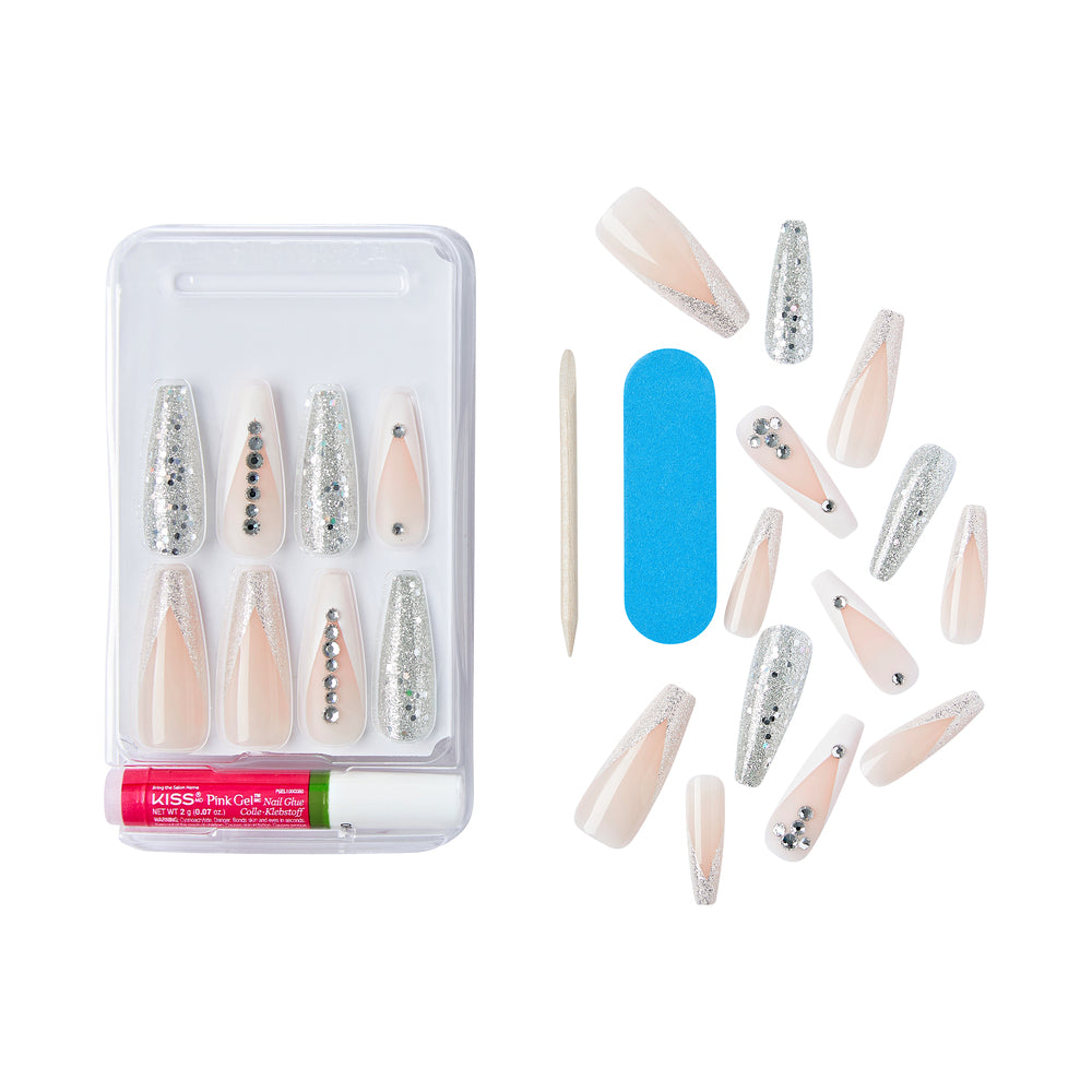 Kiss False Nails Premium Classy Nails - Sophisticated | False Eyelashes