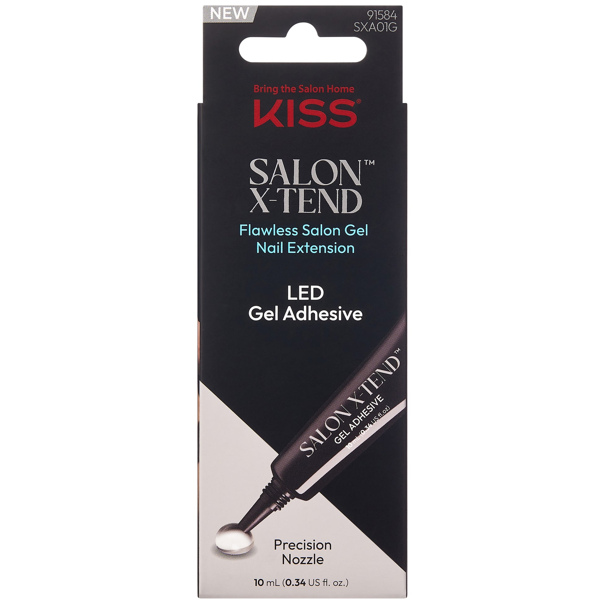 Kiss False Nails Salon X-Tend - LED Gel Adhesive (10ml) | False Eyelashes