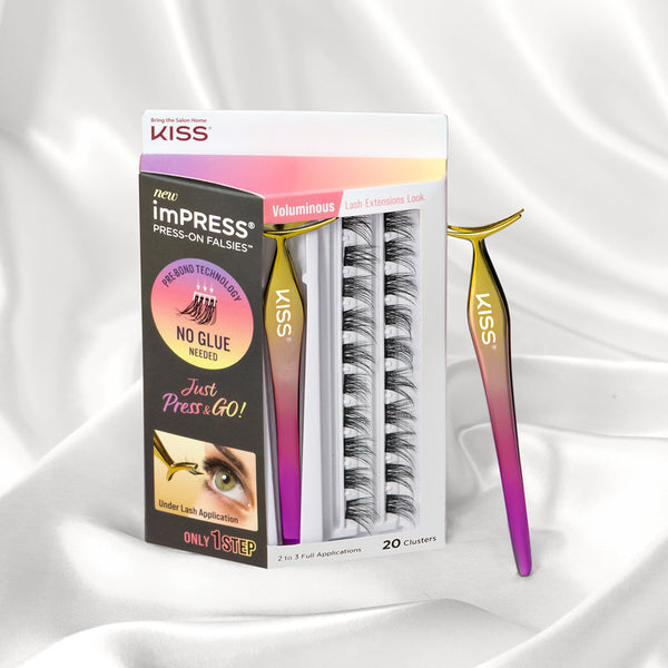 Kiss imPRESS Press-on Falsies Lash Kit - Voluminous | False Eyelashes