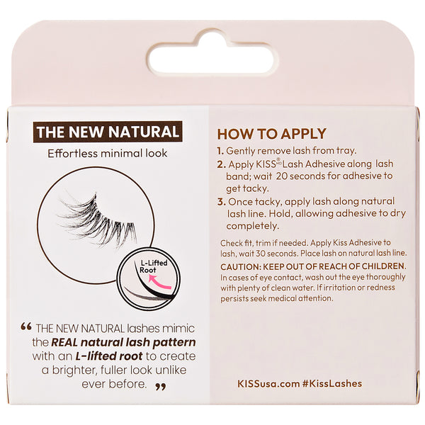 Kiss The New Natural Lashes - Glowy Skin | False Eyelashes