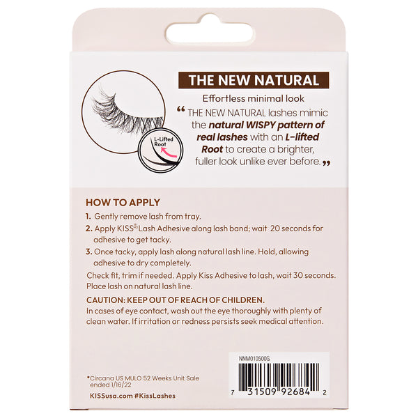 Kiss The New Natural Lashes Multipack - Pearl Earring | False Eyelashes