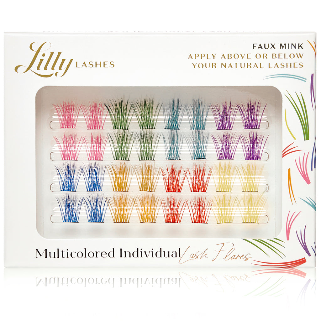 Lilly Lashes Multicolored Individual Lash Flares | False Eyelashes