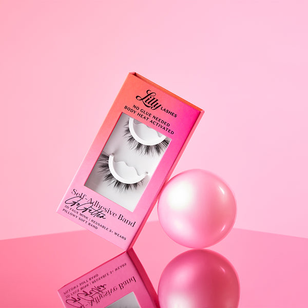 Lilly Lashes Self-Adhesive Band 3D Faux Mink Lashes - Go Getter | False ...