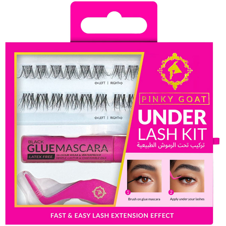 Pinky Goat Lashes - Under Lash Kit | False Eyelashes
