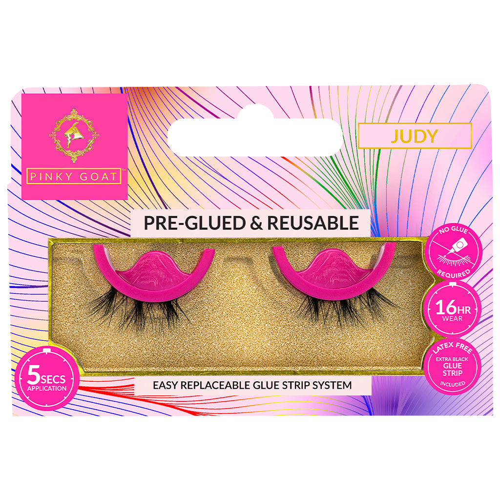 Pinky Goat Pre-Glued Lashes - Judy | False Eyelashes
