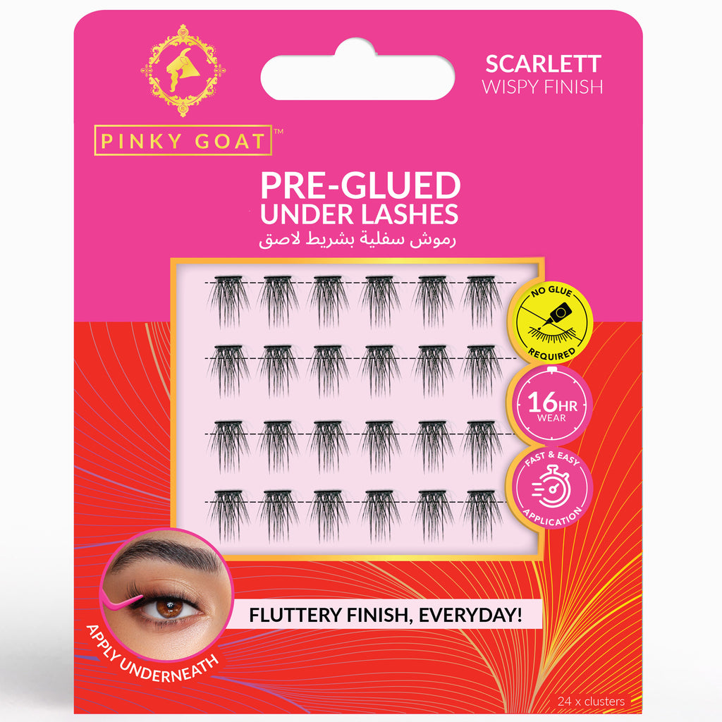 Pinky Goat Pre-Glued Under Lashes - Scarlett | False Eyelashes