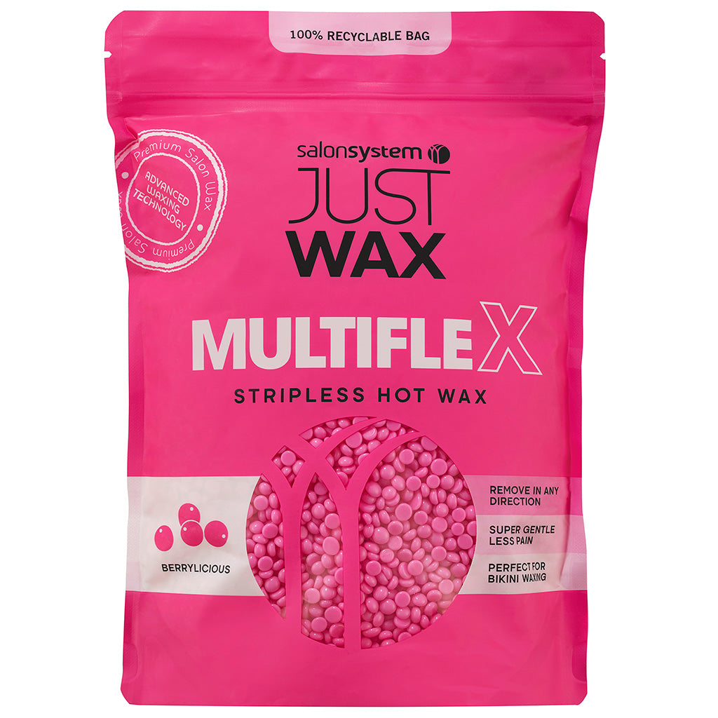 Salon System Just Wax Multiflex Stripless Hot Wax Berrylicious (700g ...