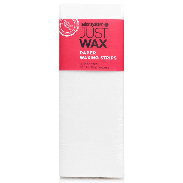 Salon System Just Wax Paper Waxing Strips (100 Pack) | False Eyelashes