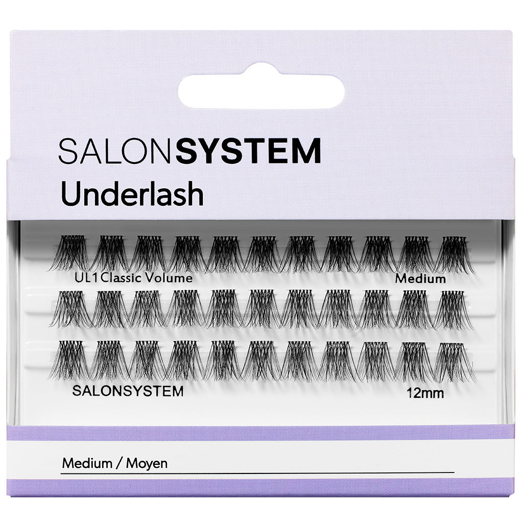 Salon System Underlash Lashes UL1 Classic Volume Medium | False Eyelashes