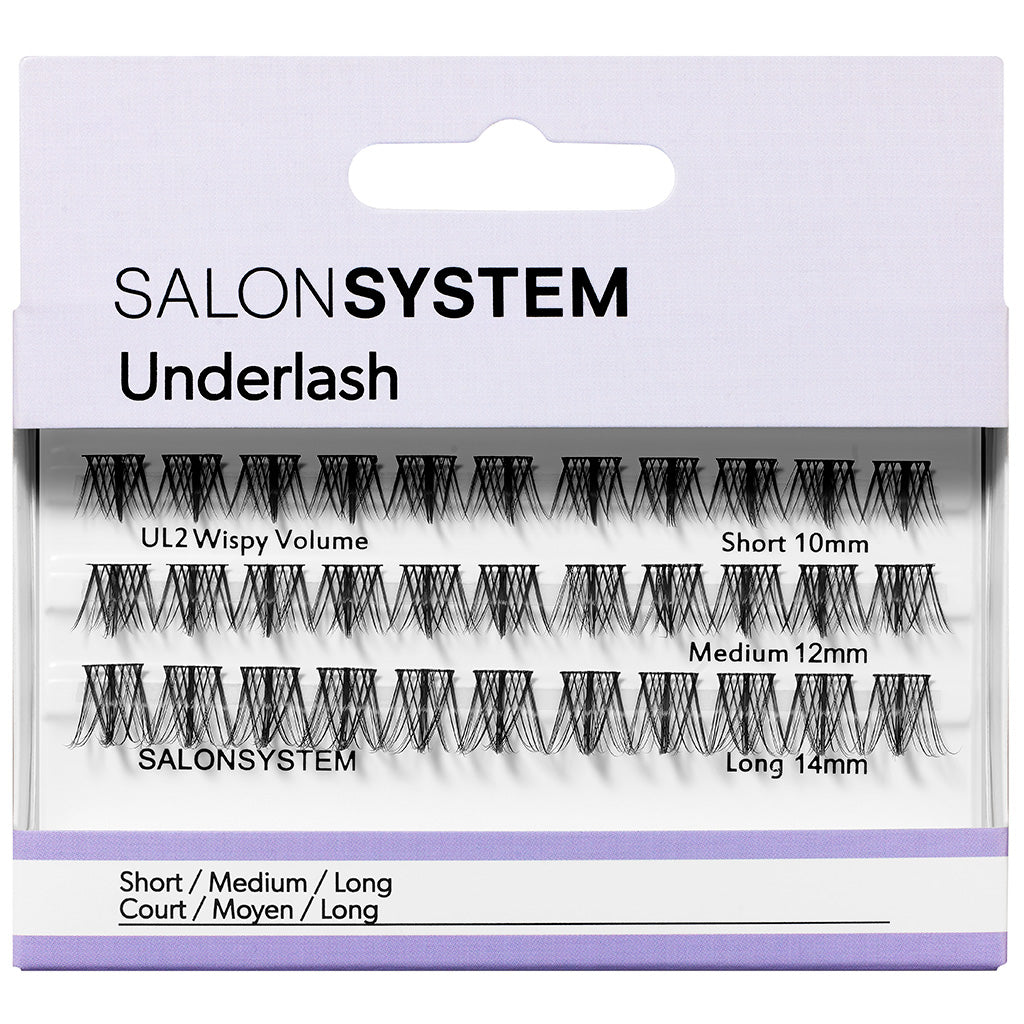 Salon System Underlash Lashes UL2 Wispy Volume Mixed Length | False Eyelashes
