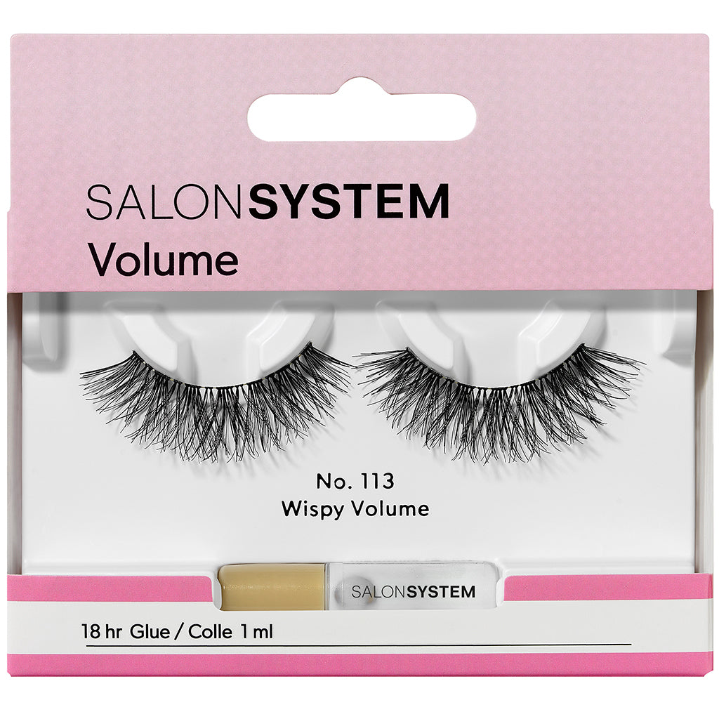 Salon System Volume 113 Wispy Volume Lashes | False Eyelashes