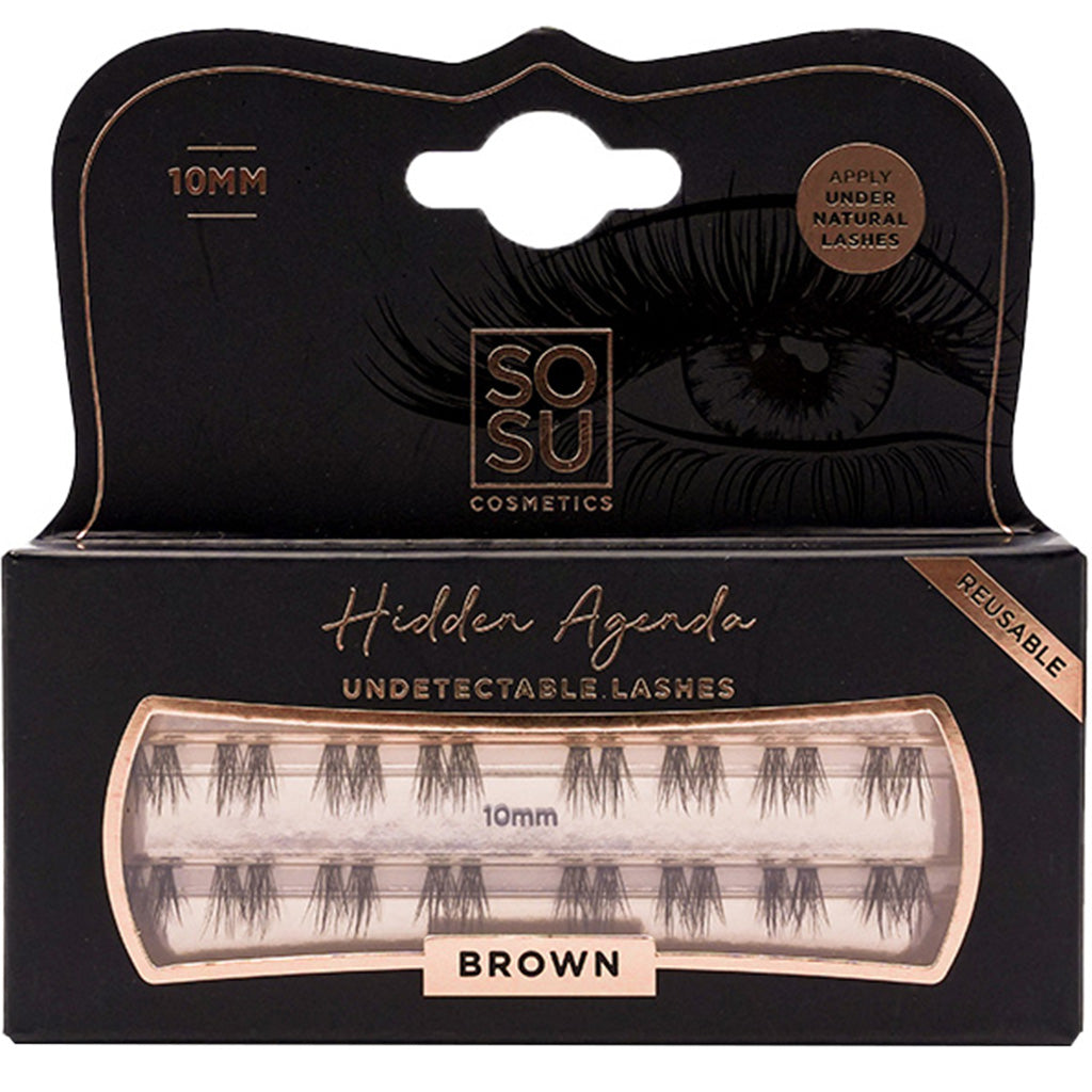 SOSU by SJ Hidden Agenda Brown Lashes | False Eyelashes