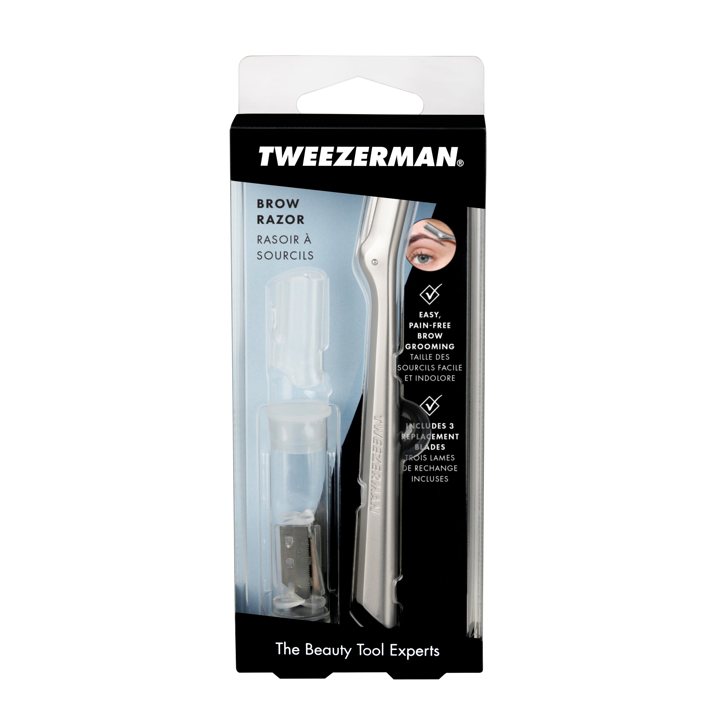 Tweezerman Brow Razor | False Eyelashes