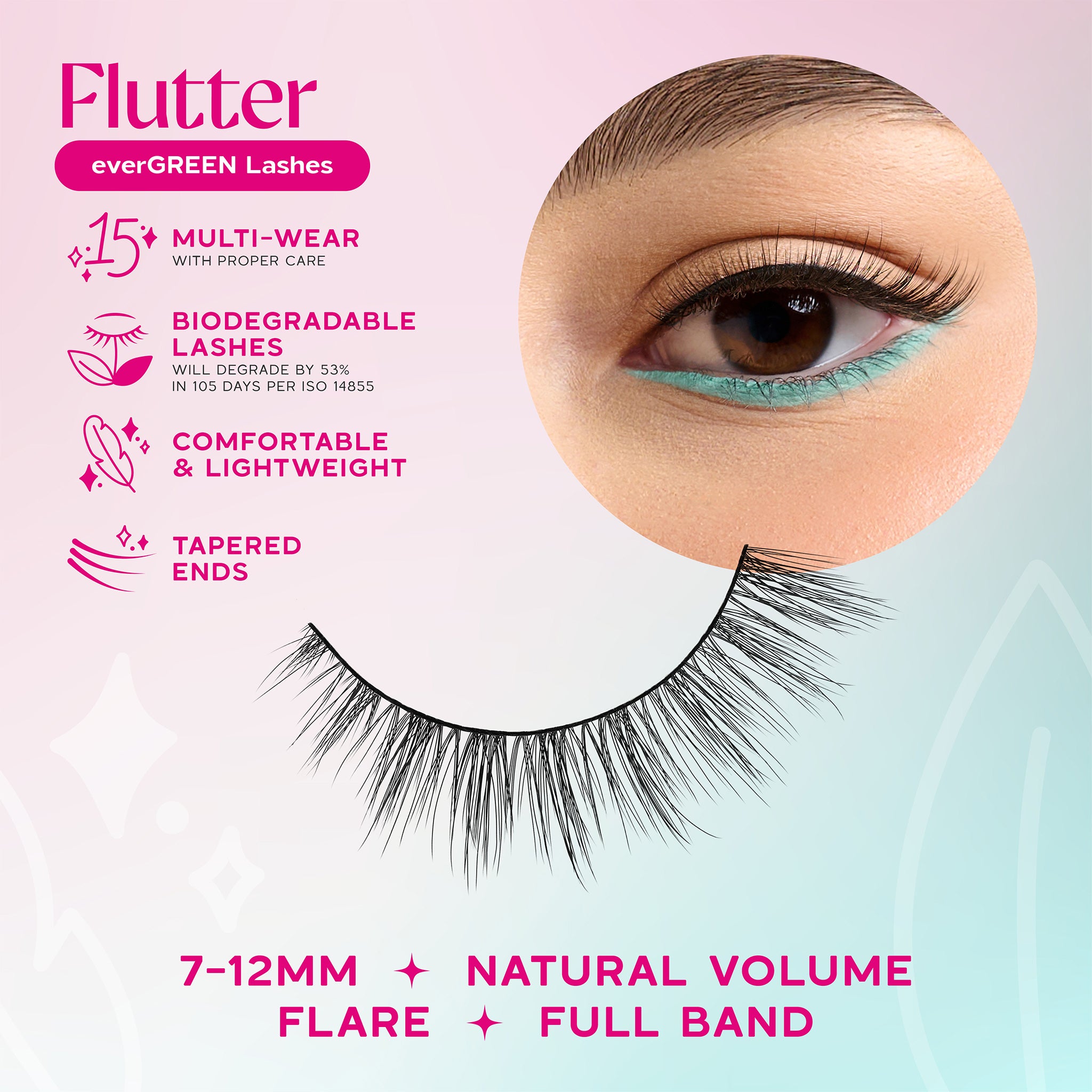Velour everGREEN Plant Lashes - Flutter | False Eyelashes