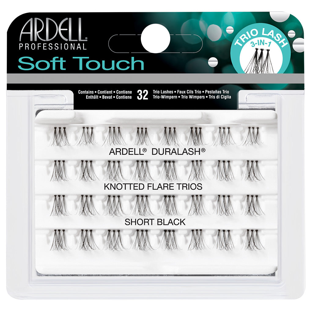Ardell Duralash Soft Touch Knotted Flare Trios - Short Black | False ...