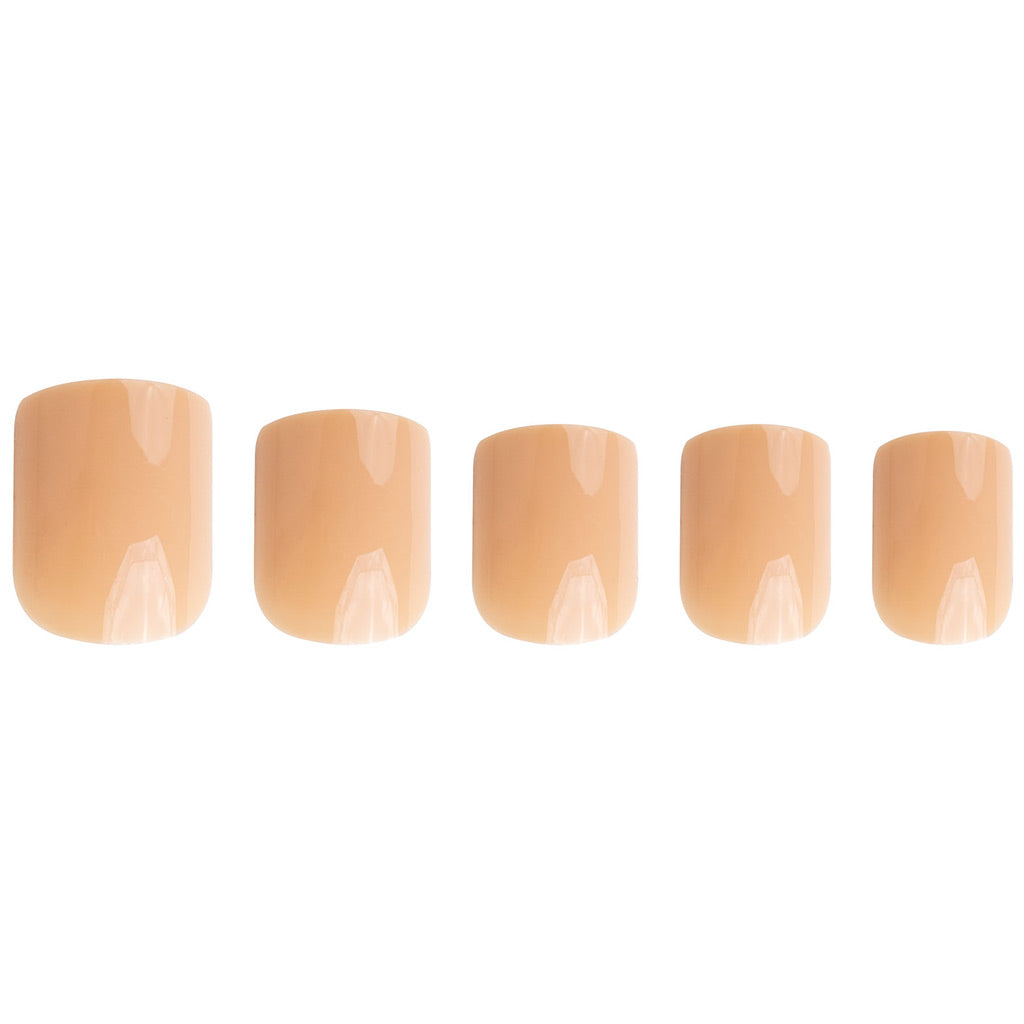 Invogue False Nails Square Medium Length - Honey Nude | False Eyelashes