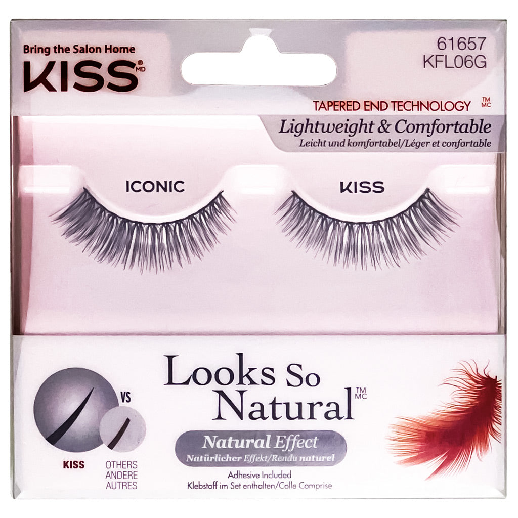 Kiss Looks So Natural Lashes - Iconic | False Eyelashes