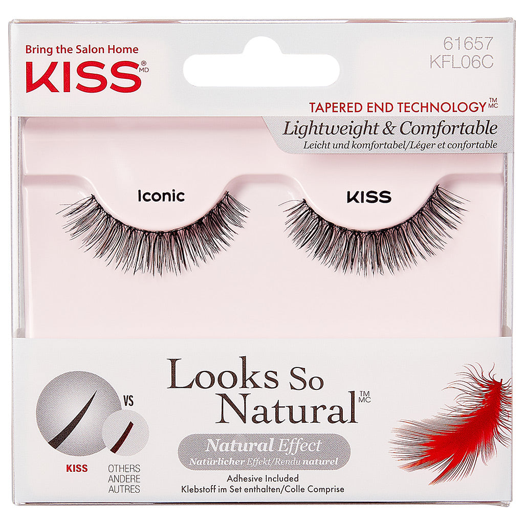 Kiss Natural Lashes - Iconic | False Eyelashes
