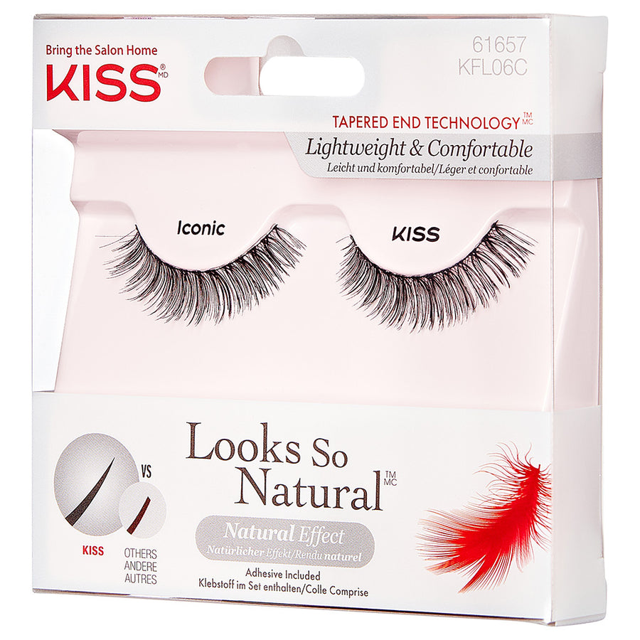 Kiss Natural Lashes - Iconic | False Eyelashes