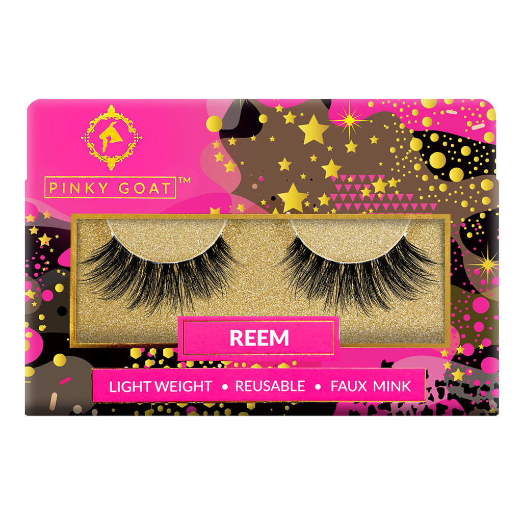 Pinky Goat Faux Mink Lashes - Reem | False Eyelashes