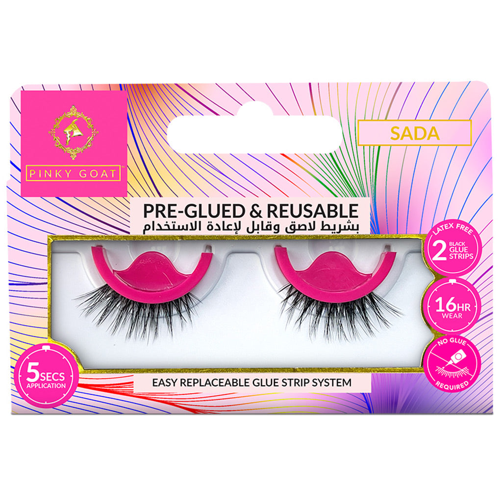 Pinky Goat Pre-Glued Lashes - Sada | False Eyelashes