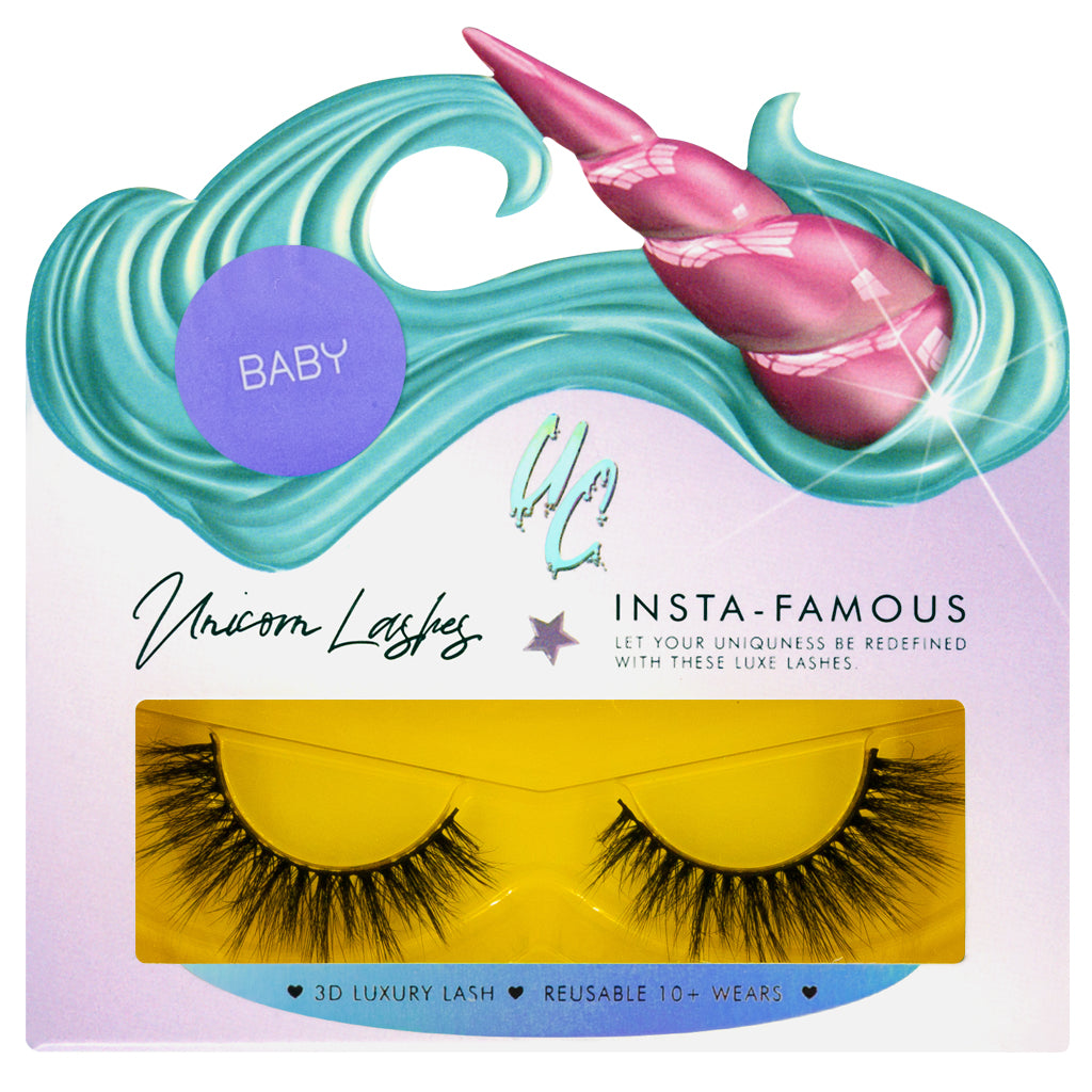 Unicorn Cosmetics 3D Faux Mink Lashes - Baby | False Eyelashes