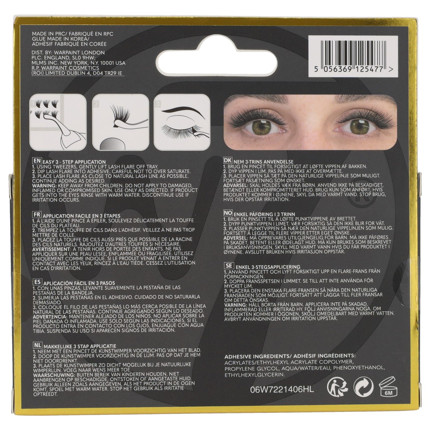 W7 Individual Cluster Lashes - Short, Medium and Long | False Eyelashes